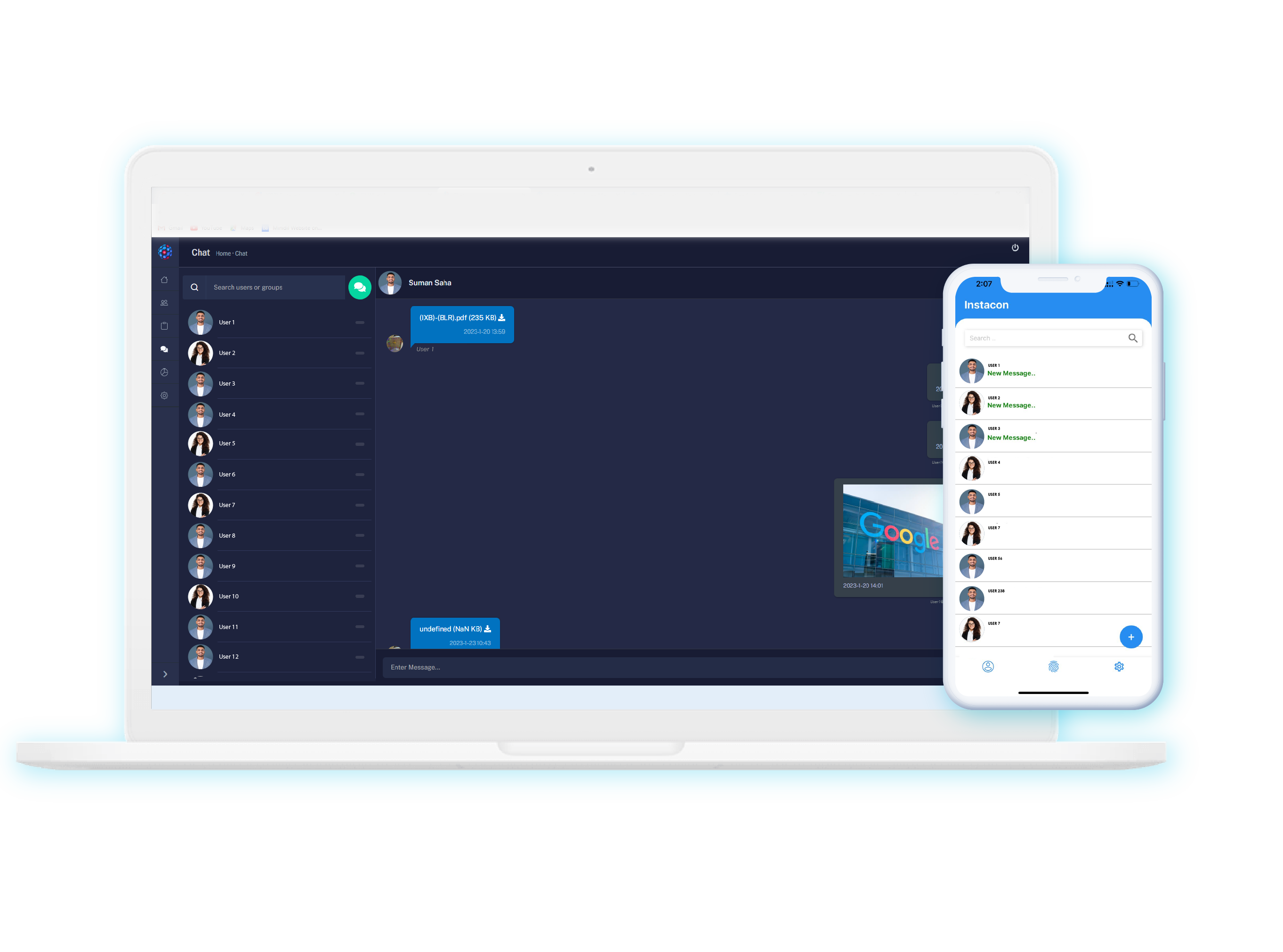 Instacon - Employee Management & Communication Platform