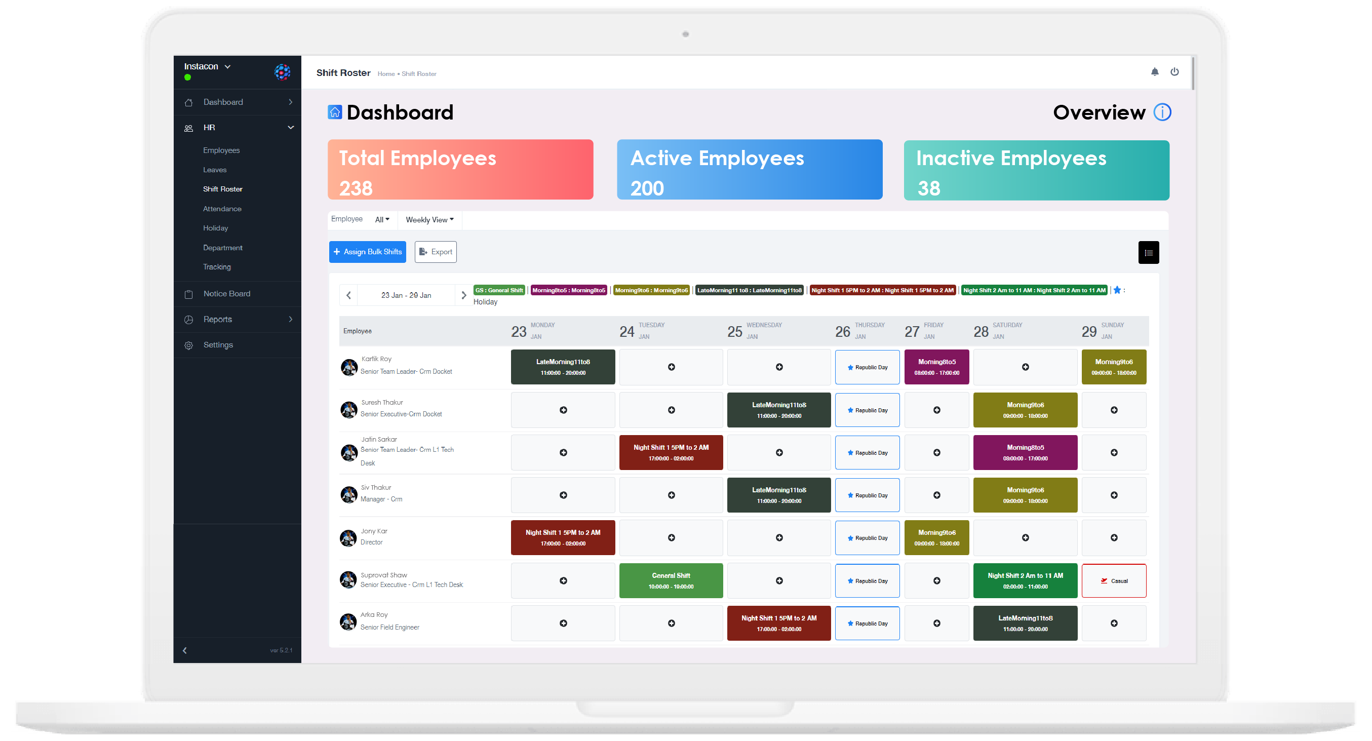 Instacon - Employee Management & Communication Platform