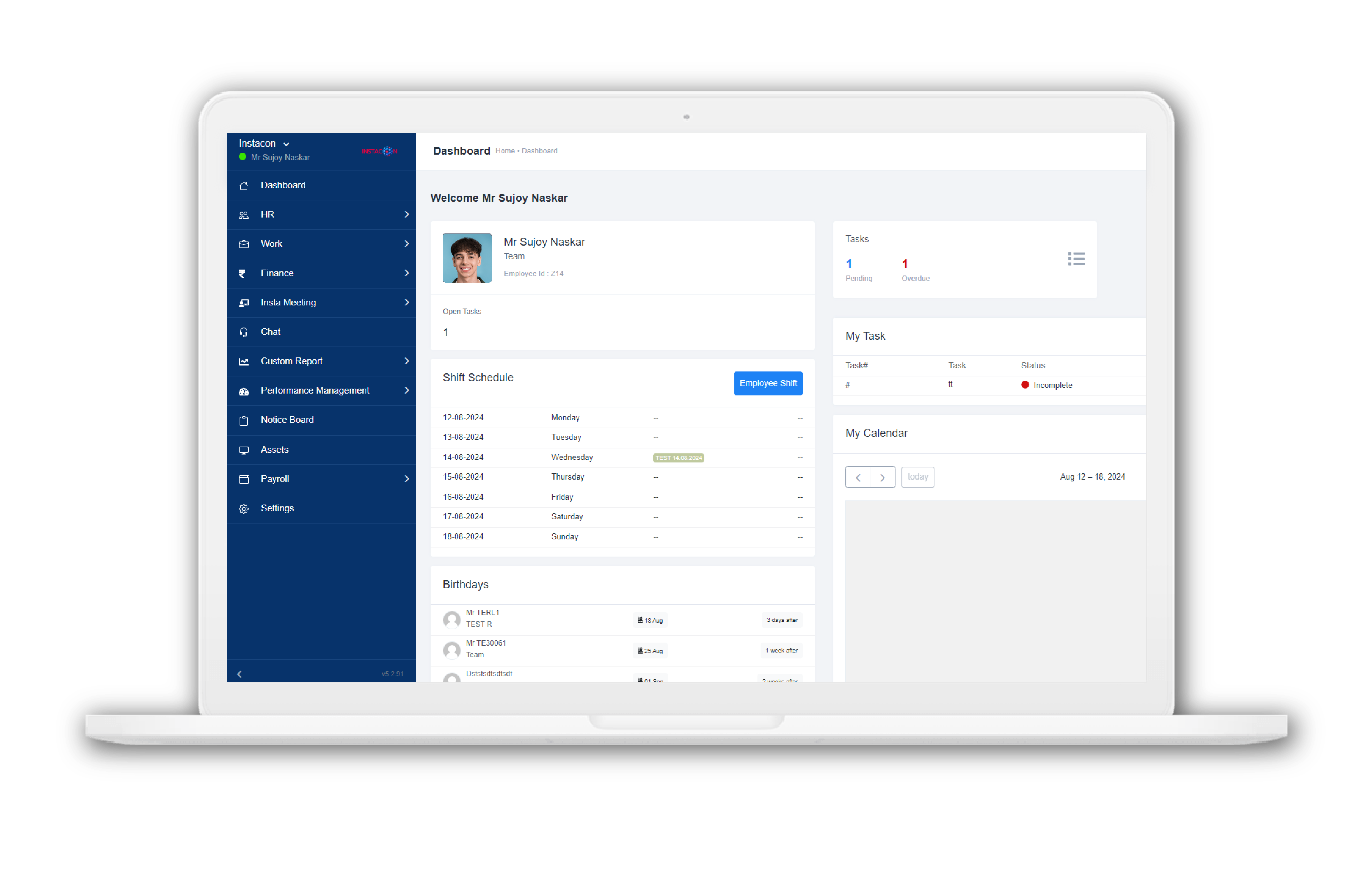 Instacon - Employee Management & Communication Platform
